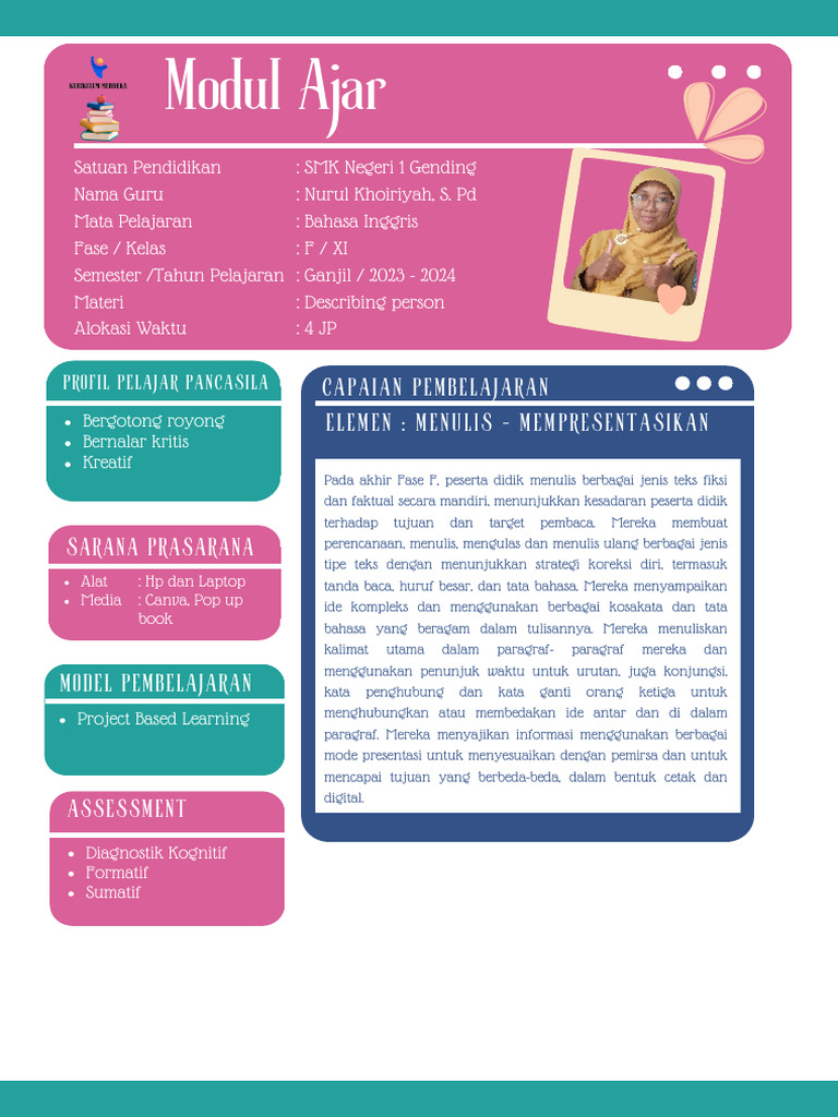 Modul Ajar Fase F 2324 | PDF