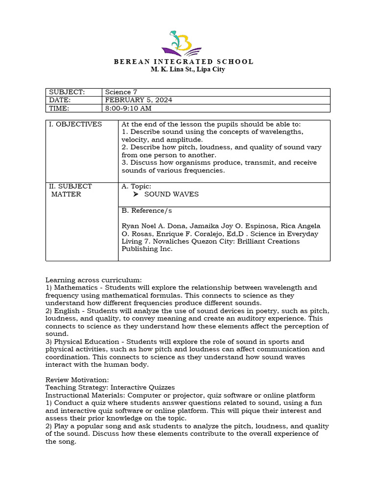 2.2 SOUND WAVES | PDF | Sound | Waves
