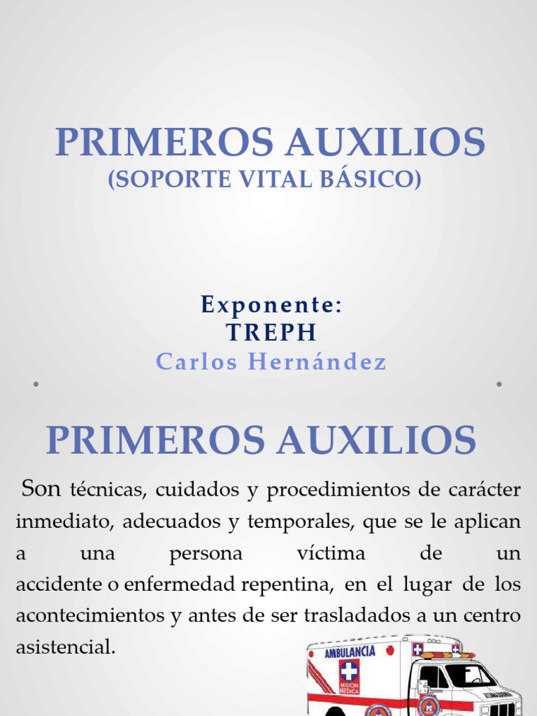 Primeros Auxilios Basicos (Taller) | Descargar gratis PDF | Reanimación cardiopulmonar ...