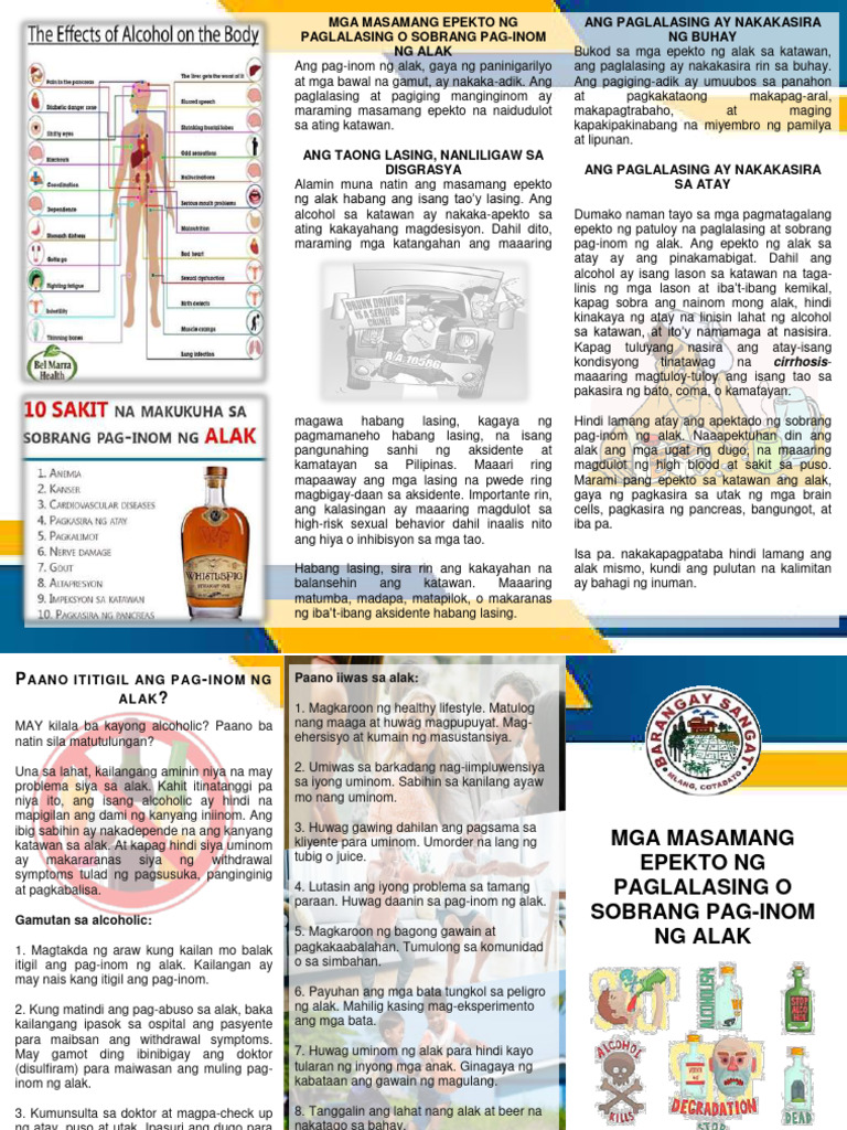 Brochure For ALCOHOL | PDF