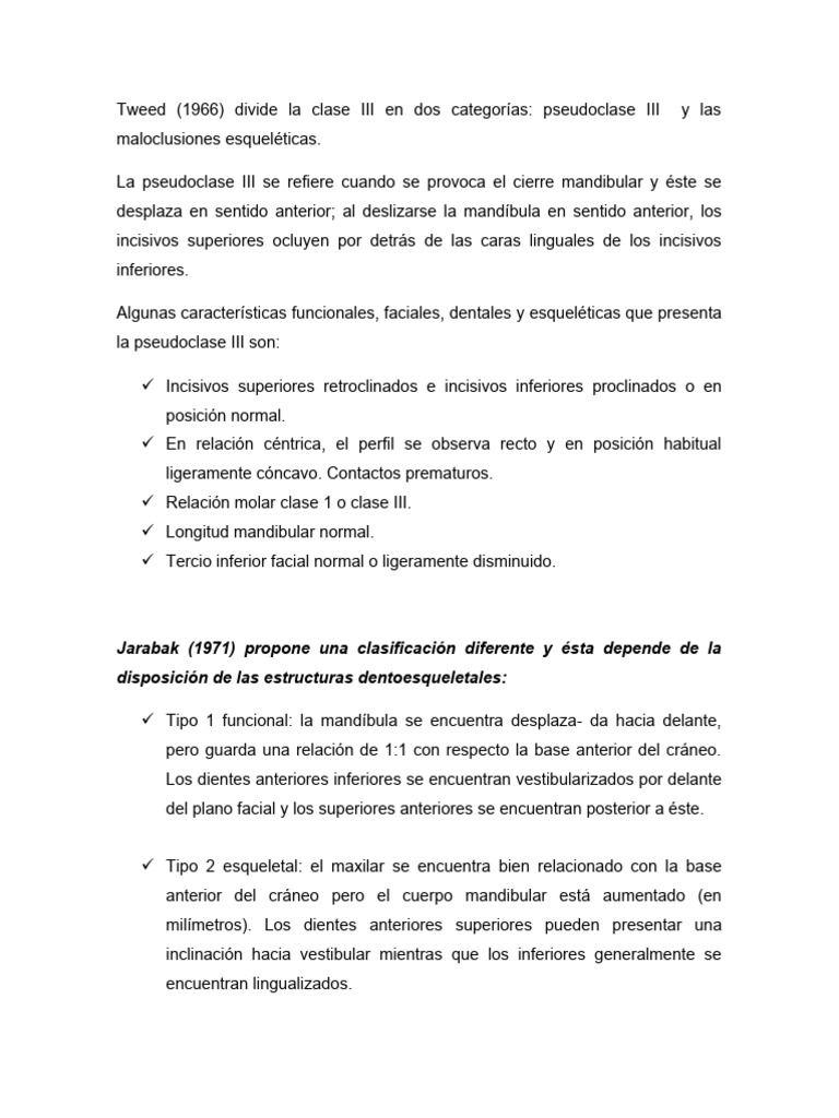 Clasificacion Clase Iii | PDF