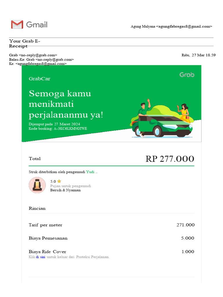 Tarif Grab dari Bandara Soetta ke Bogor | PDF