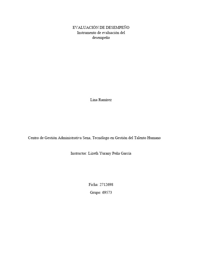 Entregable Final Ev. y B.L | PDF | Evaluación | Sistema de manejo de calidad