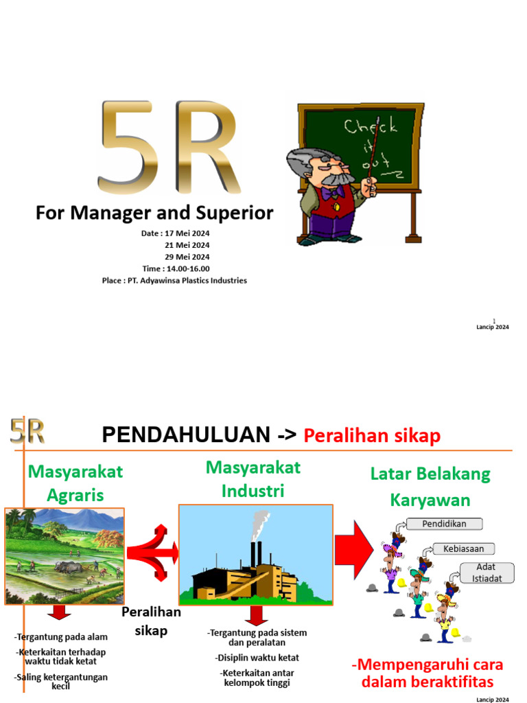 Materi 5R Edukasi Dasar Adw | PDF