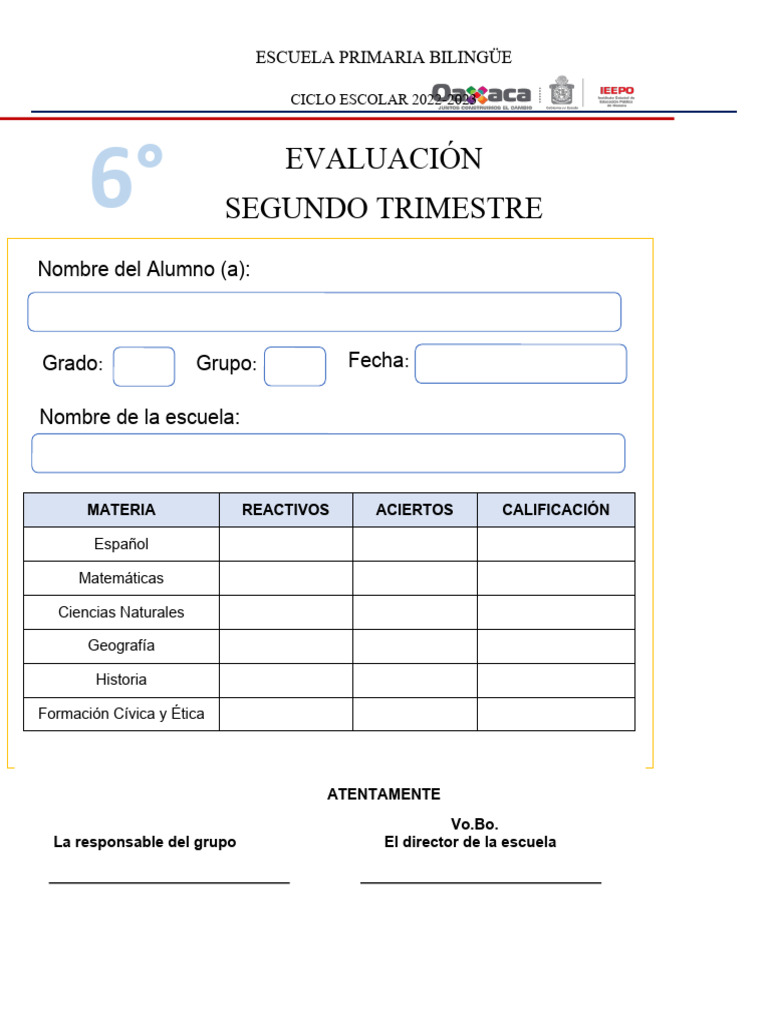 Segundo Trimestre | PDF