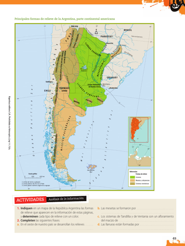 Mapa de Relieve de Argentina-4 | PDF