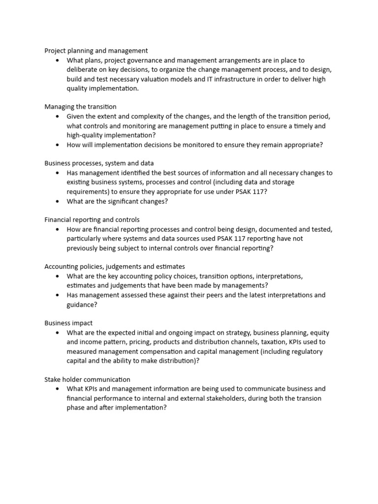 PSAK 117 Implementation Overview | PDF | Business