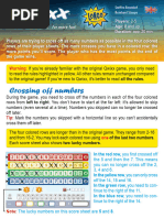 Shut The Box Game Rules | PDF | Sports & Recreation | Games & Activities