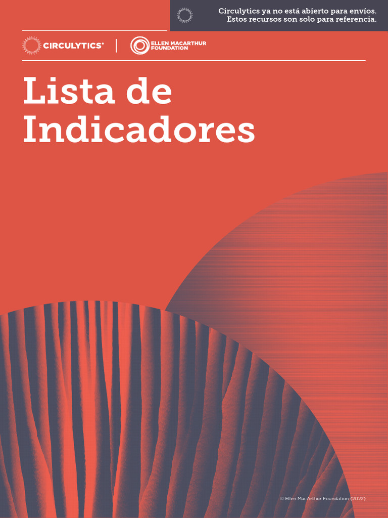 1) Indicator List Esp | PDF | Business | Agua