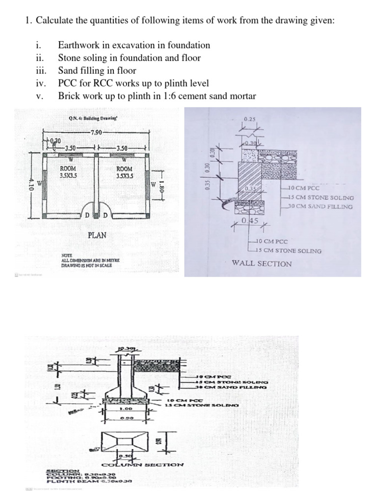Rcc Framed Building Num | PDF | Civil Engineering | Building Engineering
