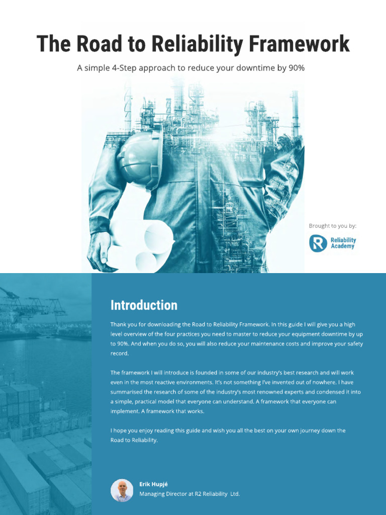 Road To Reliability Ebook | PDF | Reliability Engineering