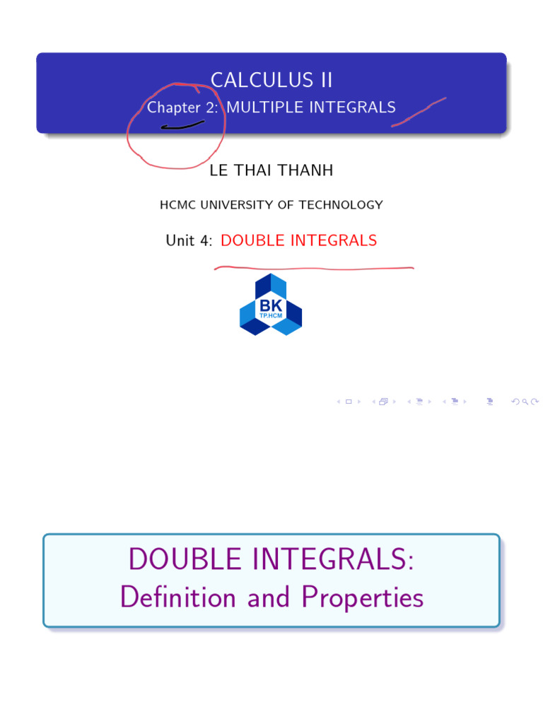 Calculus Ii: Chapter 2: Multiple Integrals | PDF | Tetrahedron | Integral