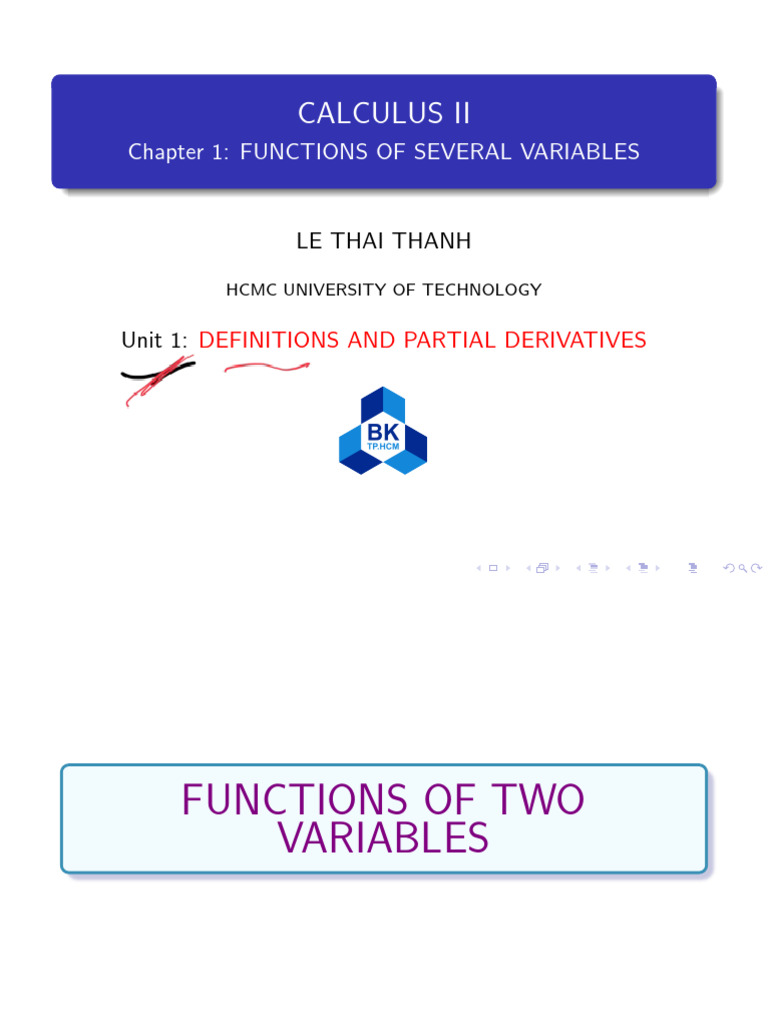 Calculus Ii: Chapter 1: Functions of Several Variables | PDF | Function (Mathematics) | Tangent