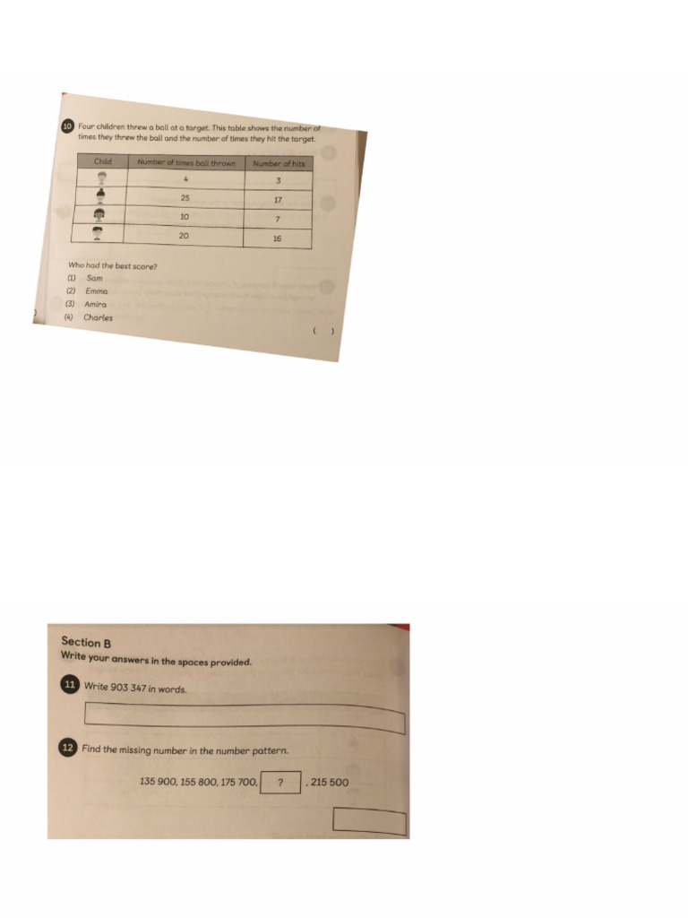 Grace - Math (End of Year Revision) | PDF
