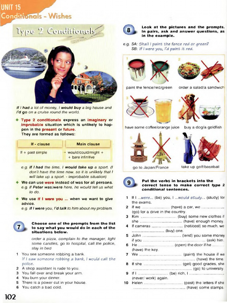 Grammarway 2 - 2nd Conditional | PDF | Linguistics | Linguistic Morphology