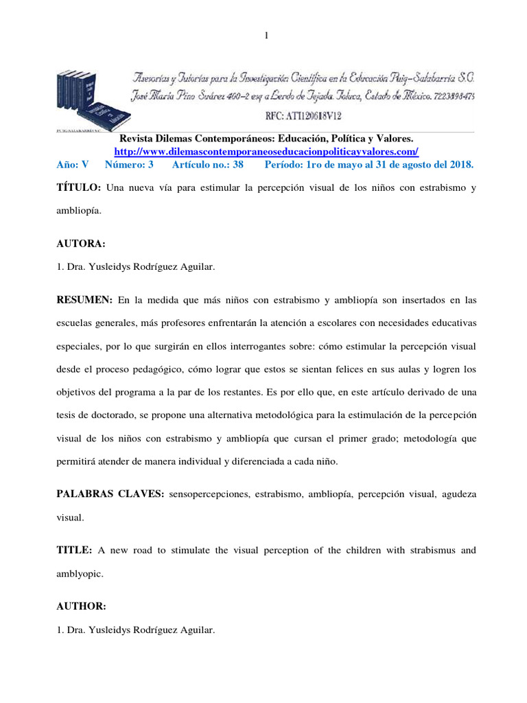 110-Texto Del Artículo-571-1-10-20200414 | PDF | Percepción | Ideologías