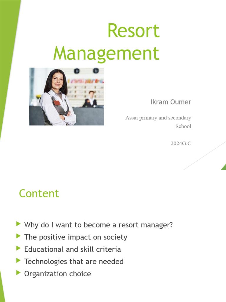 Resort Management Career Insights | PDF | Crisis Management | Economies