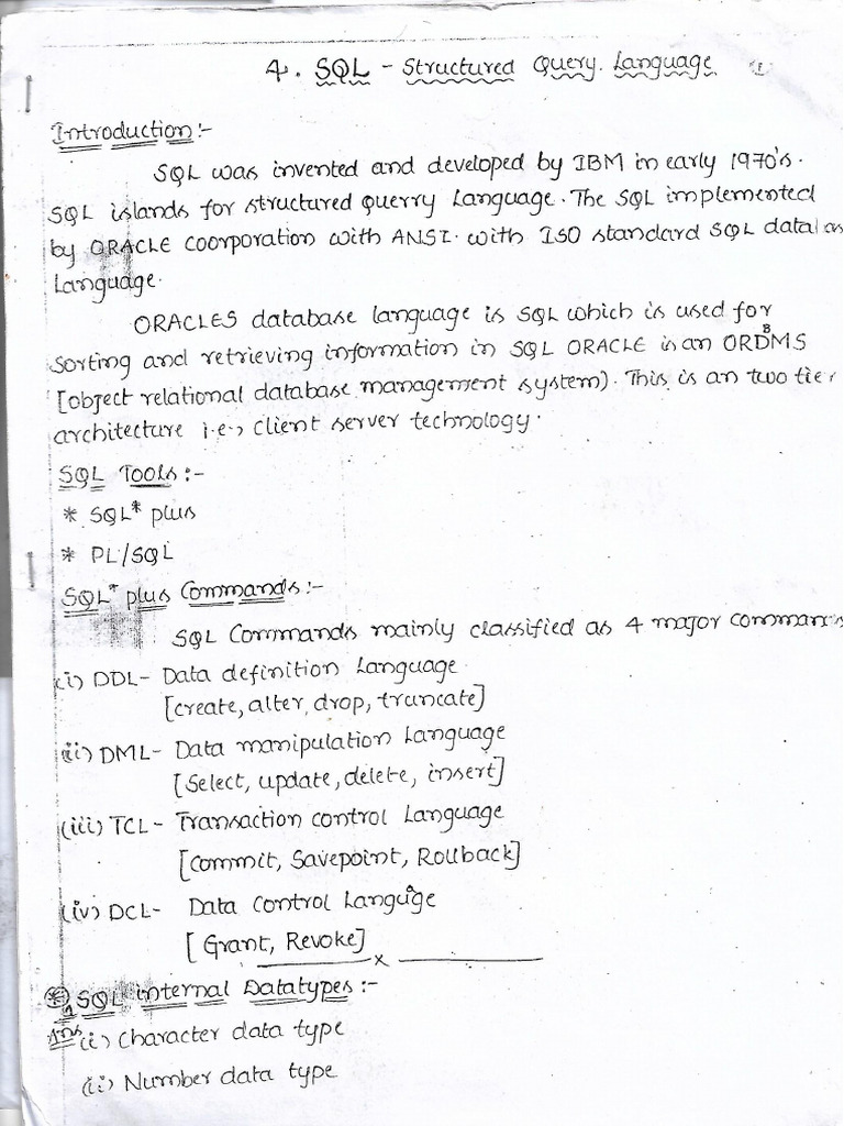 Dbms Unit - IV | PDF