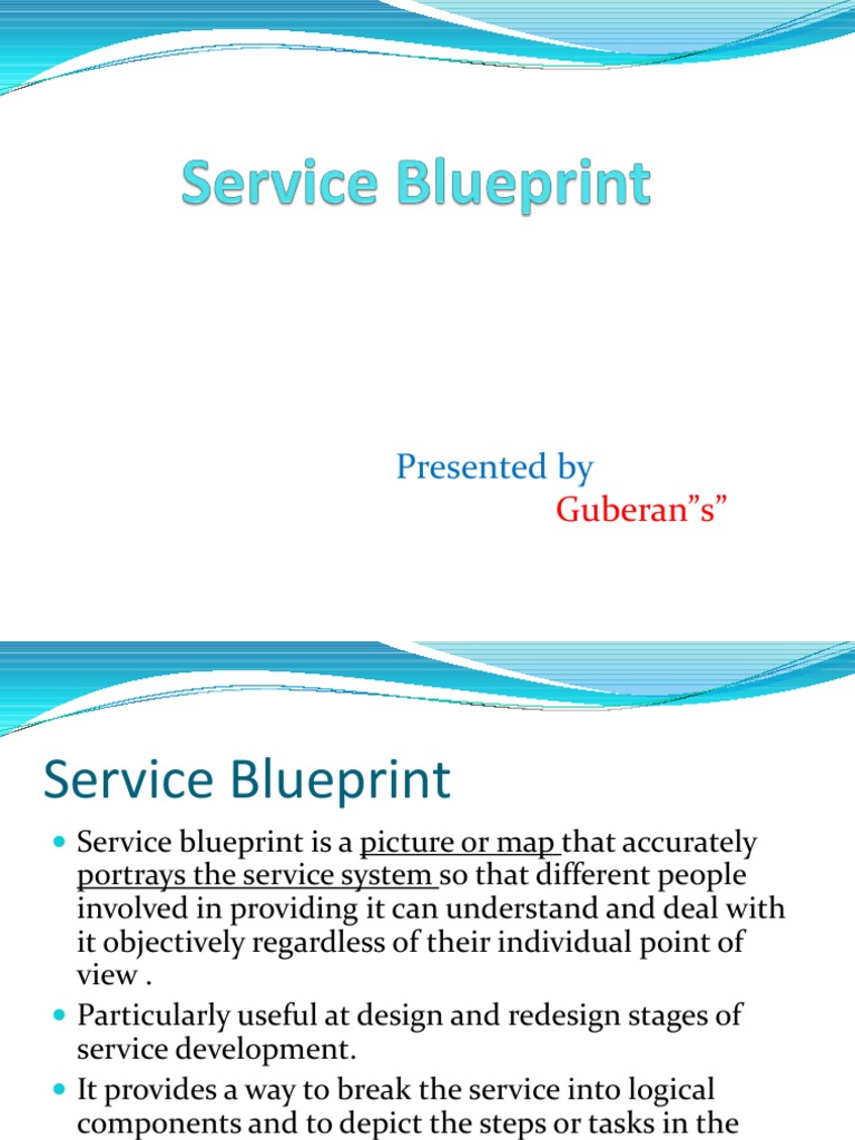 Service Blueprint Components Explained | PDF | Business
