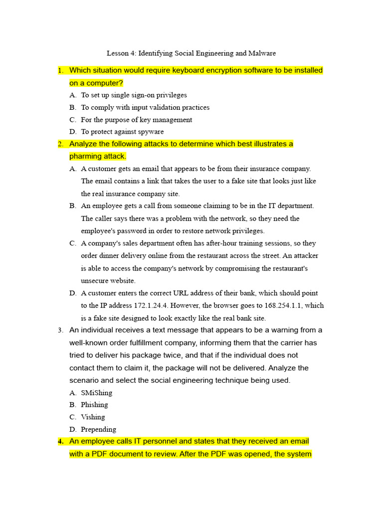 Social Engineering and Malware Insights | PDF | Computer Virus | Malware