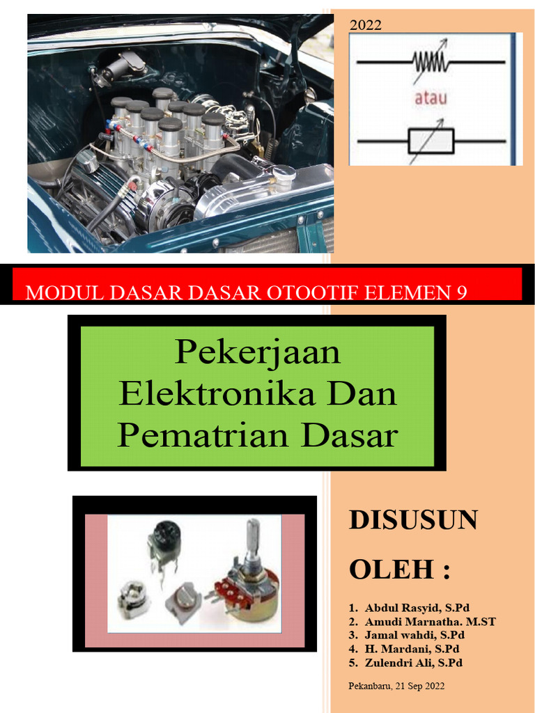 Modul Pekerjaan Elektronika Dan Pematrian Dasar (Kelompok 4) | PDF