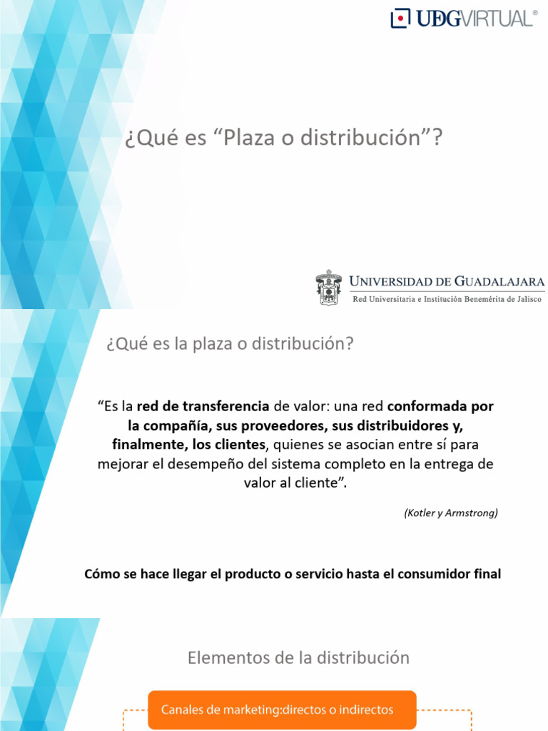 12. Qué es plaza o distribución | Descargar gratis PDF | Marketing | Al ...