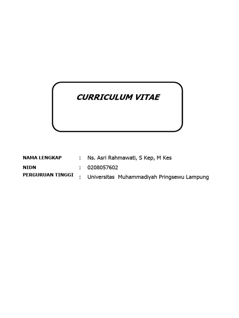 CV New 2022 Asri | PDF