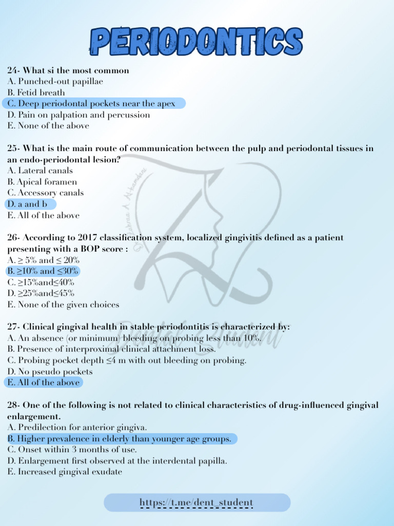 Periodontics 2024 (2) | PDF | Periodontology | Dentistry