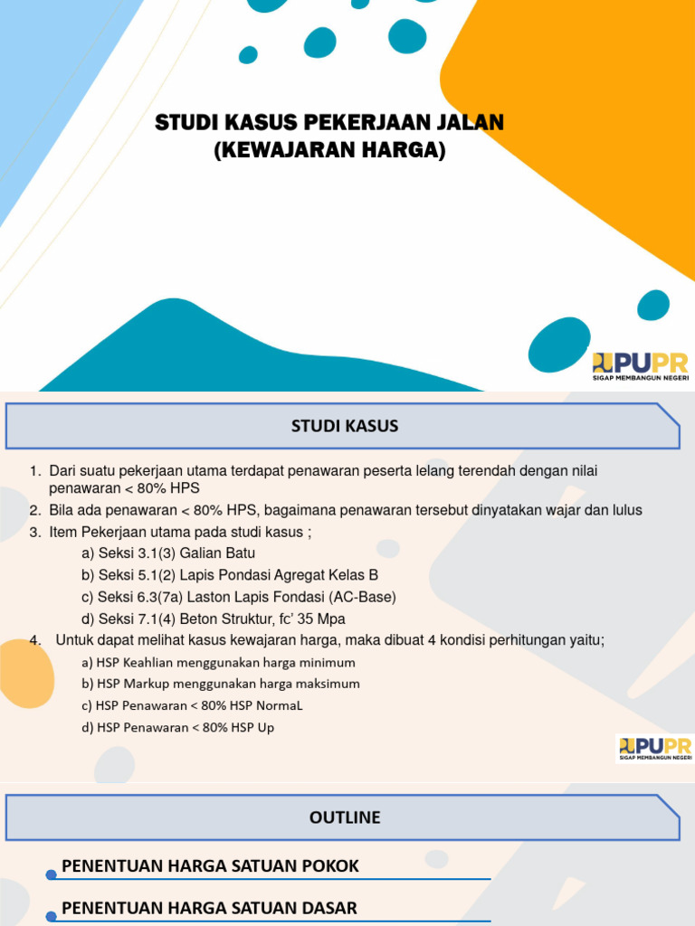 STUDI KASUS-PERHITUNGAN HPS | PDF