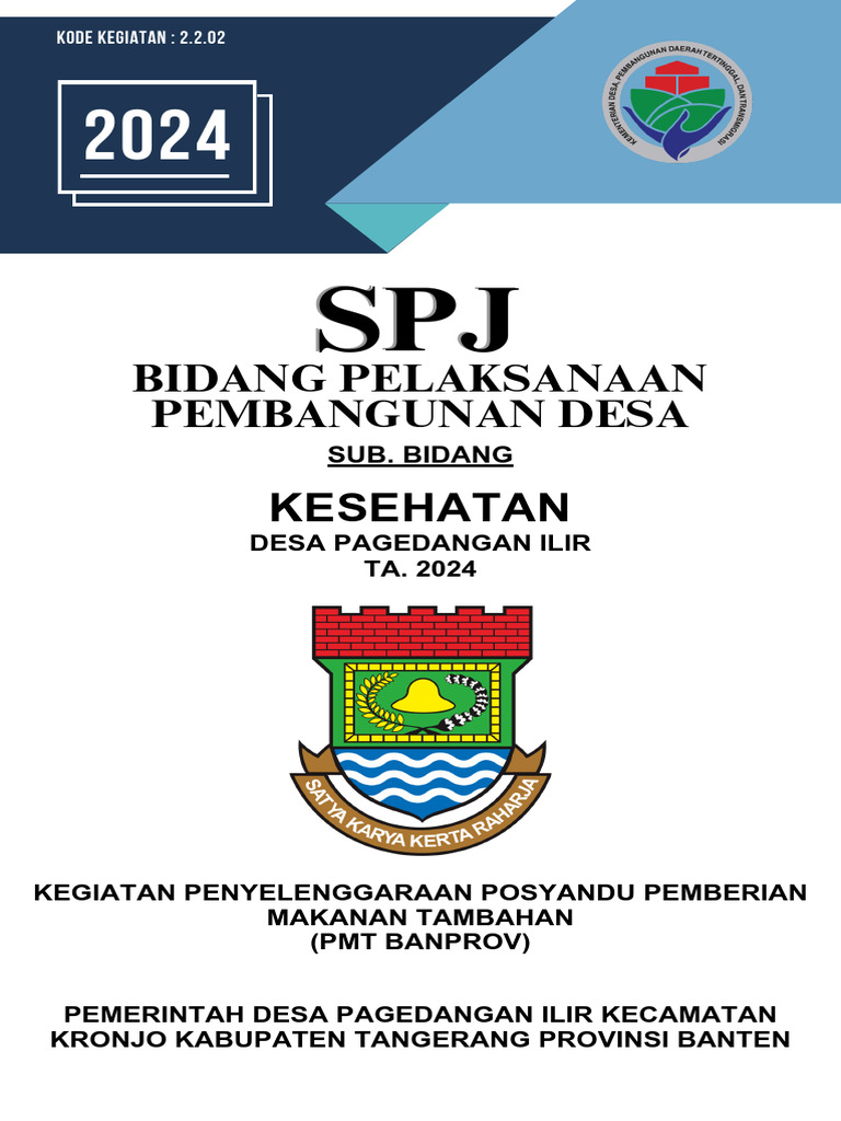 Contoh SPJ Kegiatan Desa 2024 | PDF | Sains & Matematika