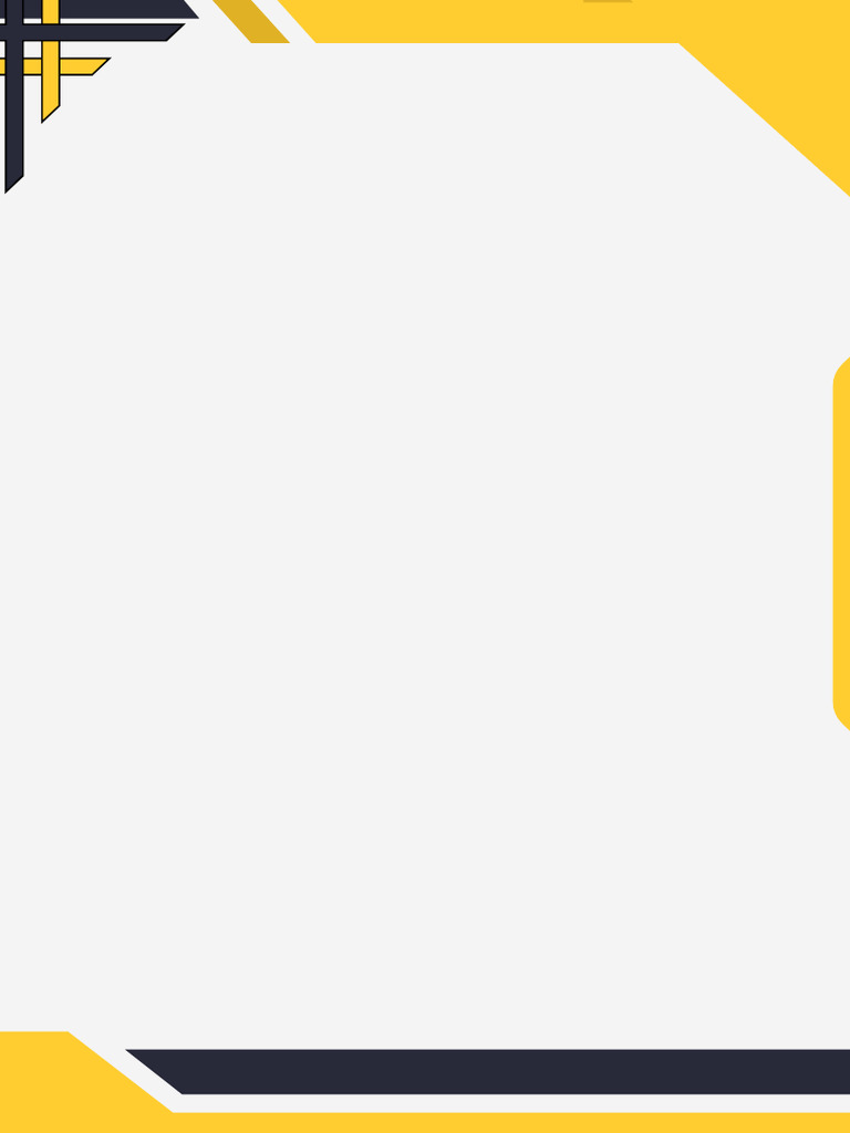 Yellow & Black Modern Border Page | PDF