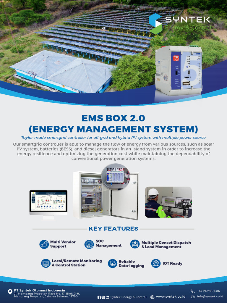 Ems Box 2.0 (Energy Management System) : Key Features | PDF