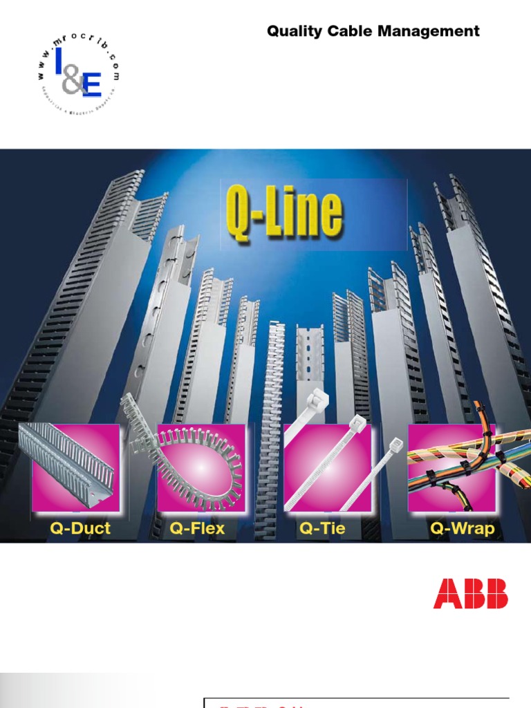 ABB Quality Cable Management, Q-Line | PDF | Chlorine | Electrical Wiring