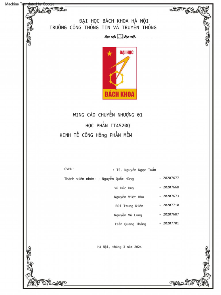 KTCNPM - Assignment01 | PDF