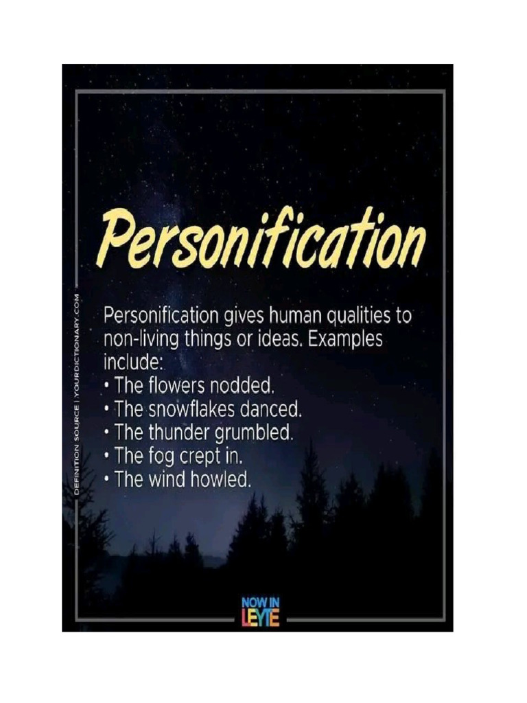 Personification Notes | PDF