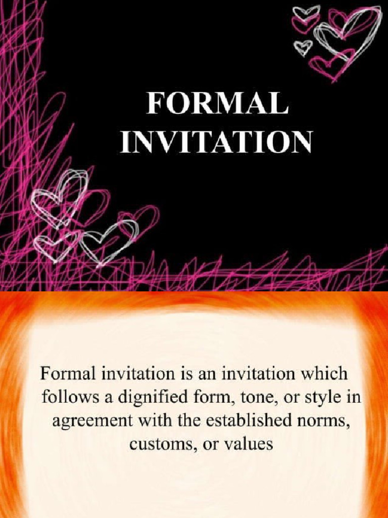 Formal Invitation | PDF