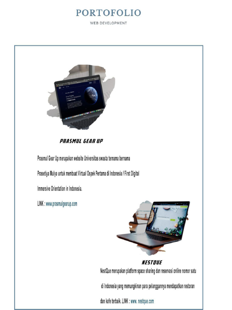 Portofolio Nafidz | PDF