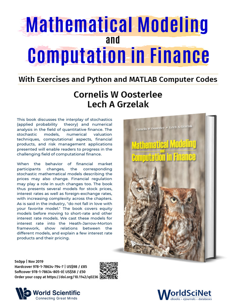 Mathematical Models in Finance | PDF | Option (Finance) | Mathematical ...