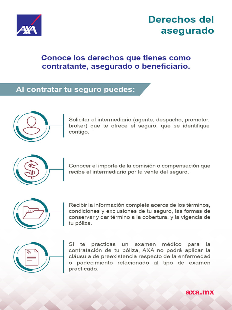 Folleto de Derechos Básicos Del Asegurado | Descargar gratis PDF | Póliza de seguros | Seguro