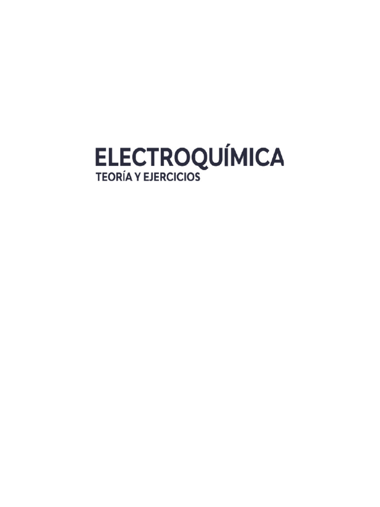 Electroquímica - Cap 1-3-Por Hoja | PDF | Redox | Corrosión