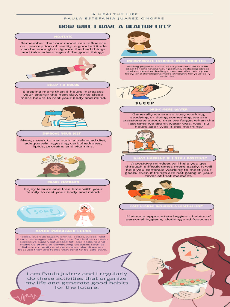 Infografía Comida Saludable Ilustrado Multicolor - 20240627 - 195325 - 0000 | PDF | Sleep | Foods