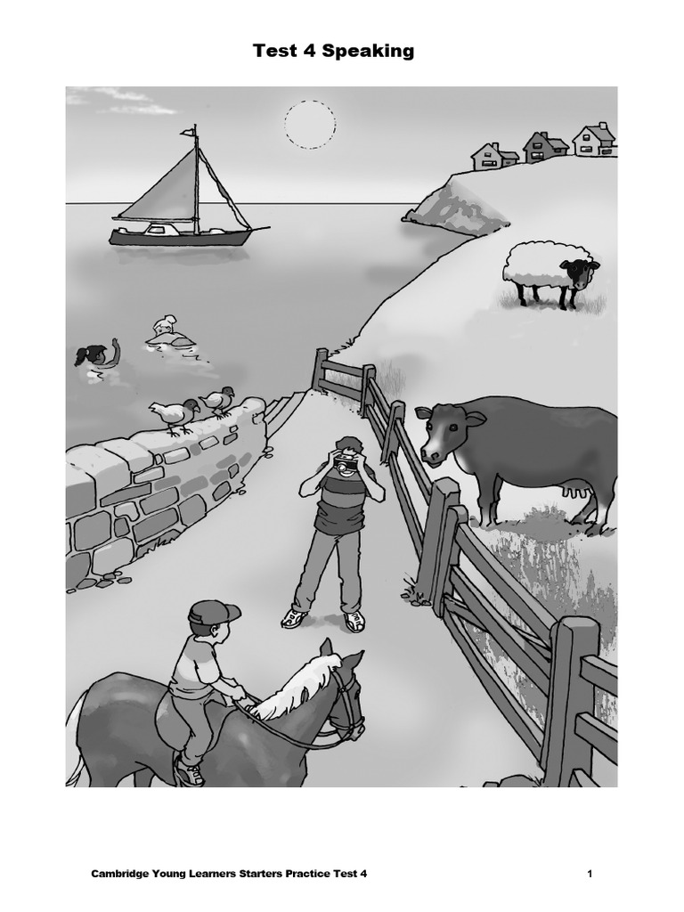 YLE Starters Test 4 Speaking | PDF