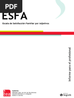 Escala de Satifacción Familiar (Esfa) | PDF