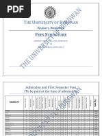 Bhu Fee Structure | PDF | Academic Degree | Qualifications