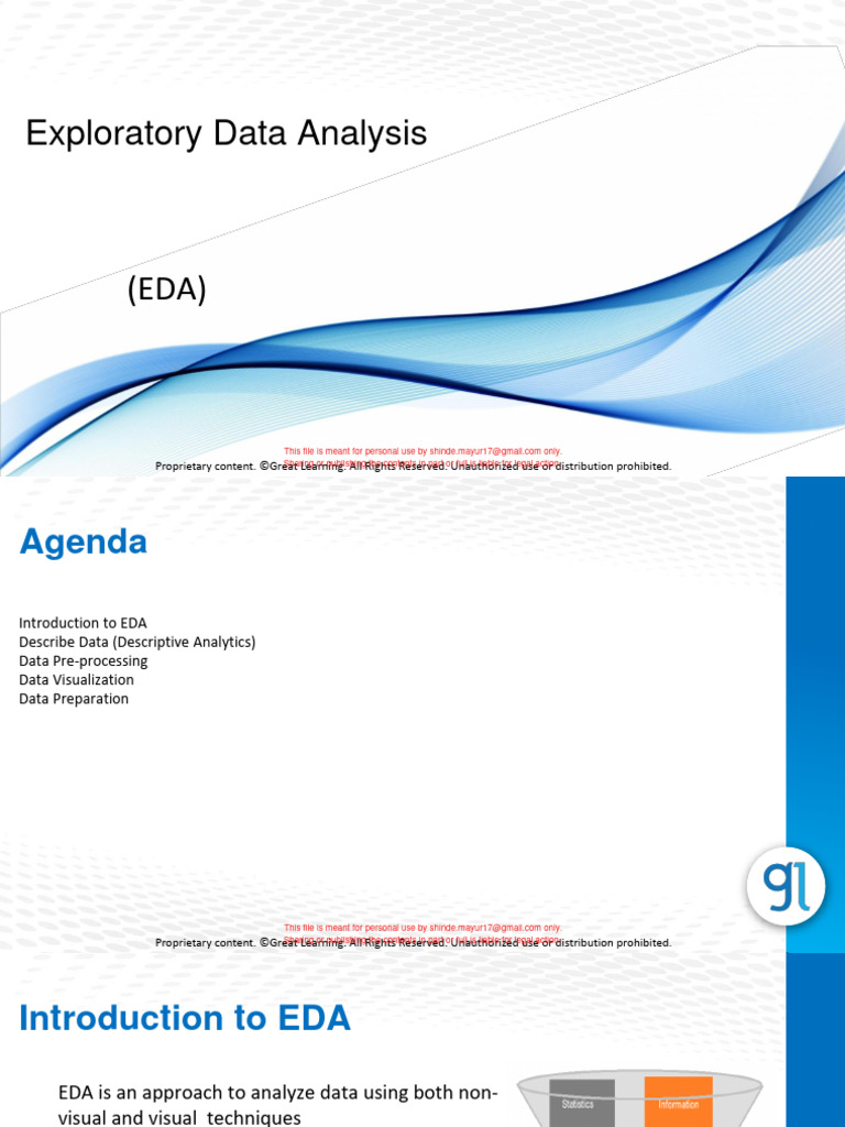 DSBA - Exploratory Data Analysis v2 | PDF | Outlier | Statistics