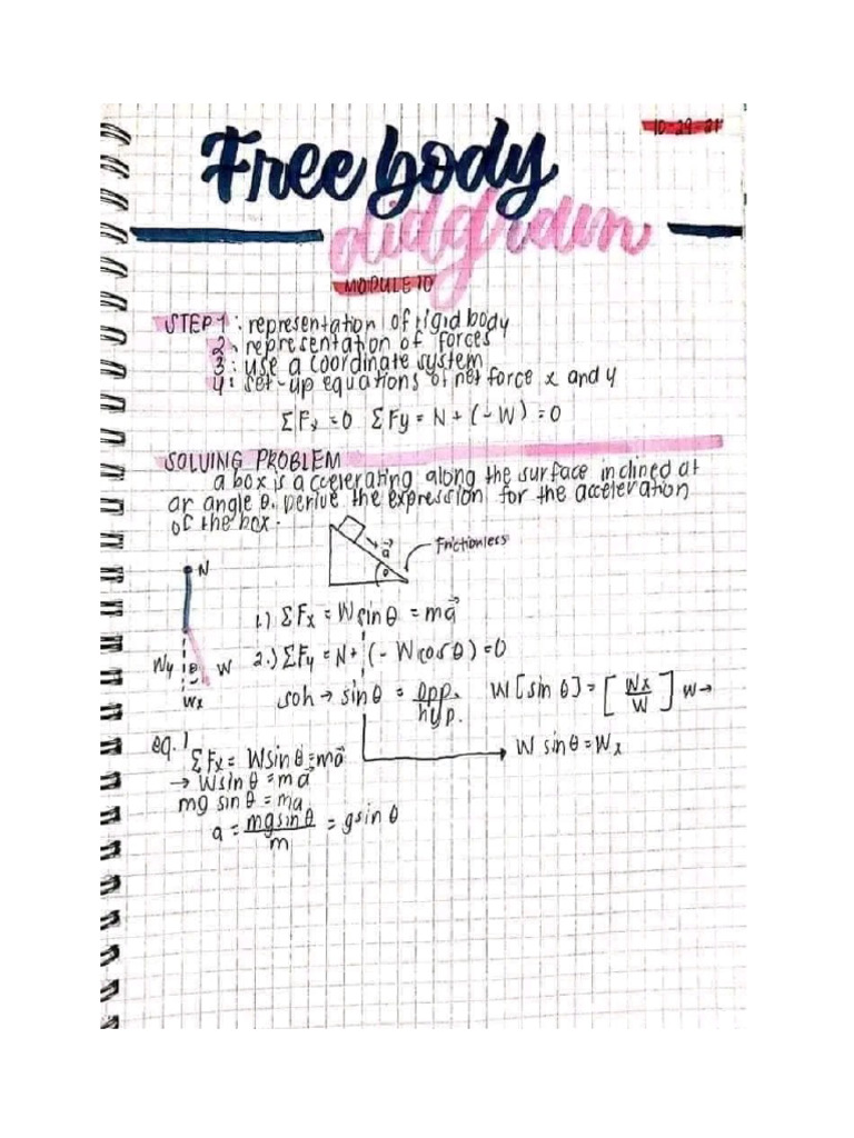 Free Body Diagram | PDF