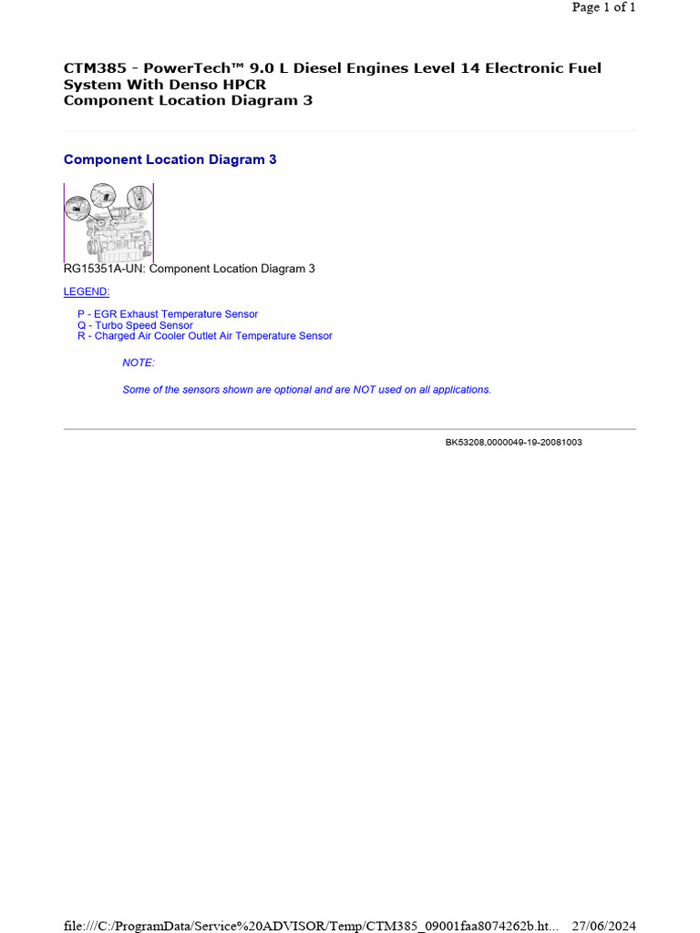 Component Location Diagram 3 | PDF