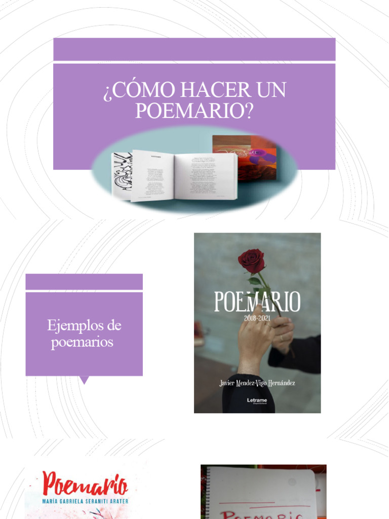 Cómo Hacer Un Poemario | PDF | Poesía