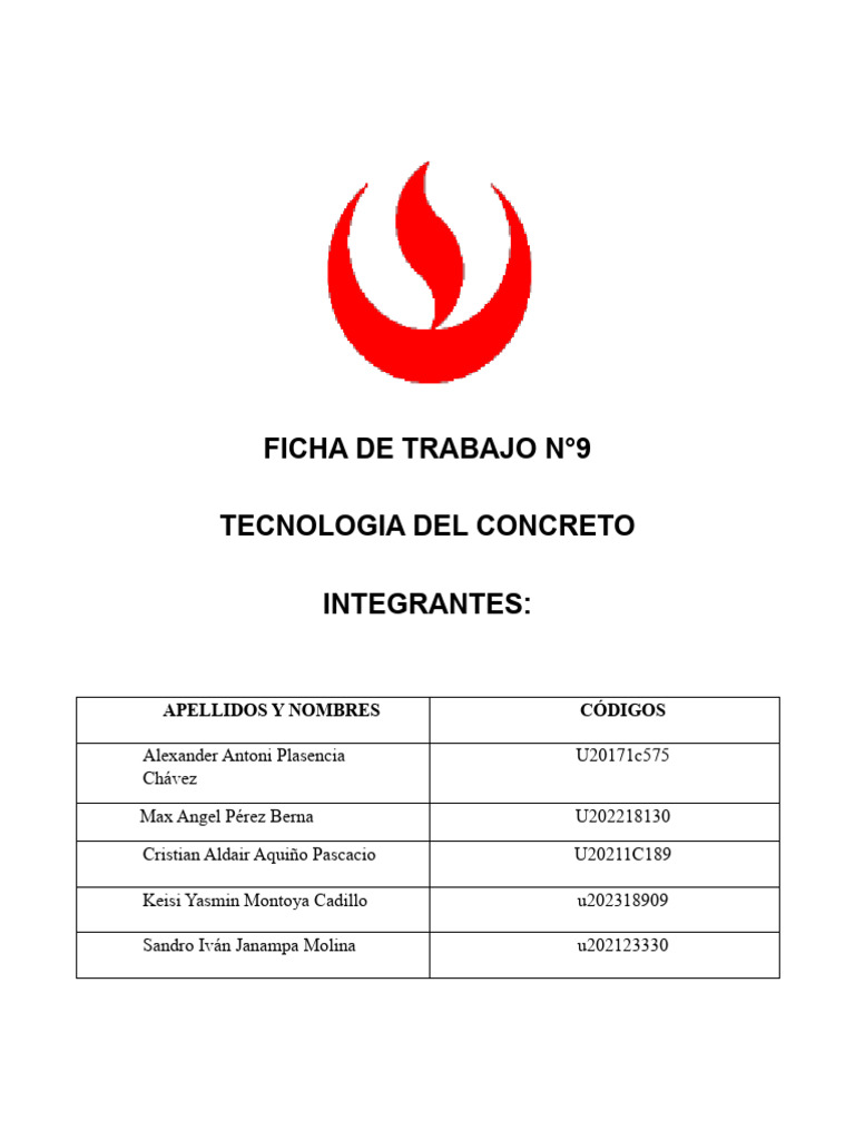 Ficha 9 | PDF | Hormigón | Calor