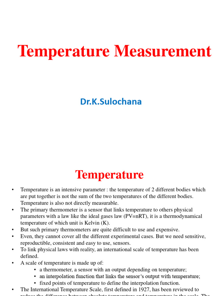 tempcal | PDF | Electrical Resistance And Conductance | Temperature